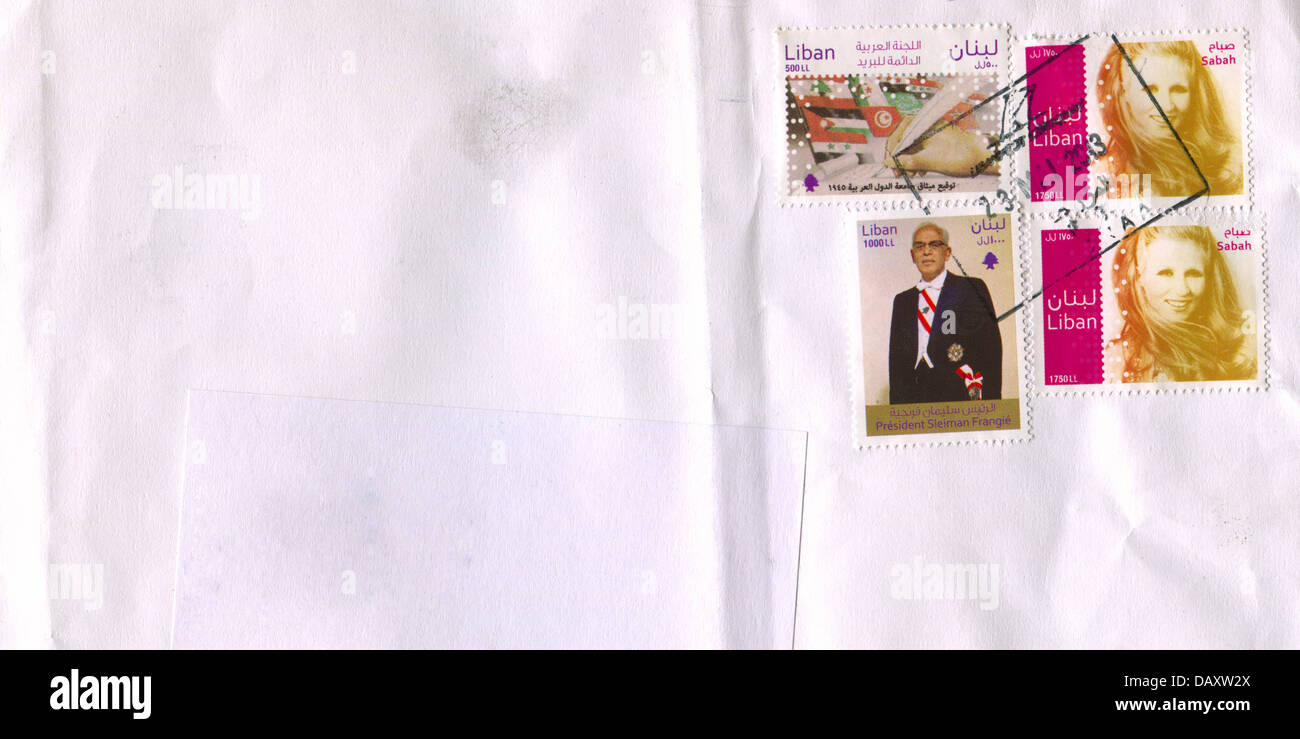 Old Postage Stamp Stock Photo - Alamy