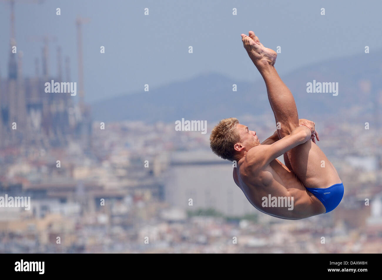 Barcelona, Spain. 20th July, 2013. Oliver Homuth of Germany in action ...
