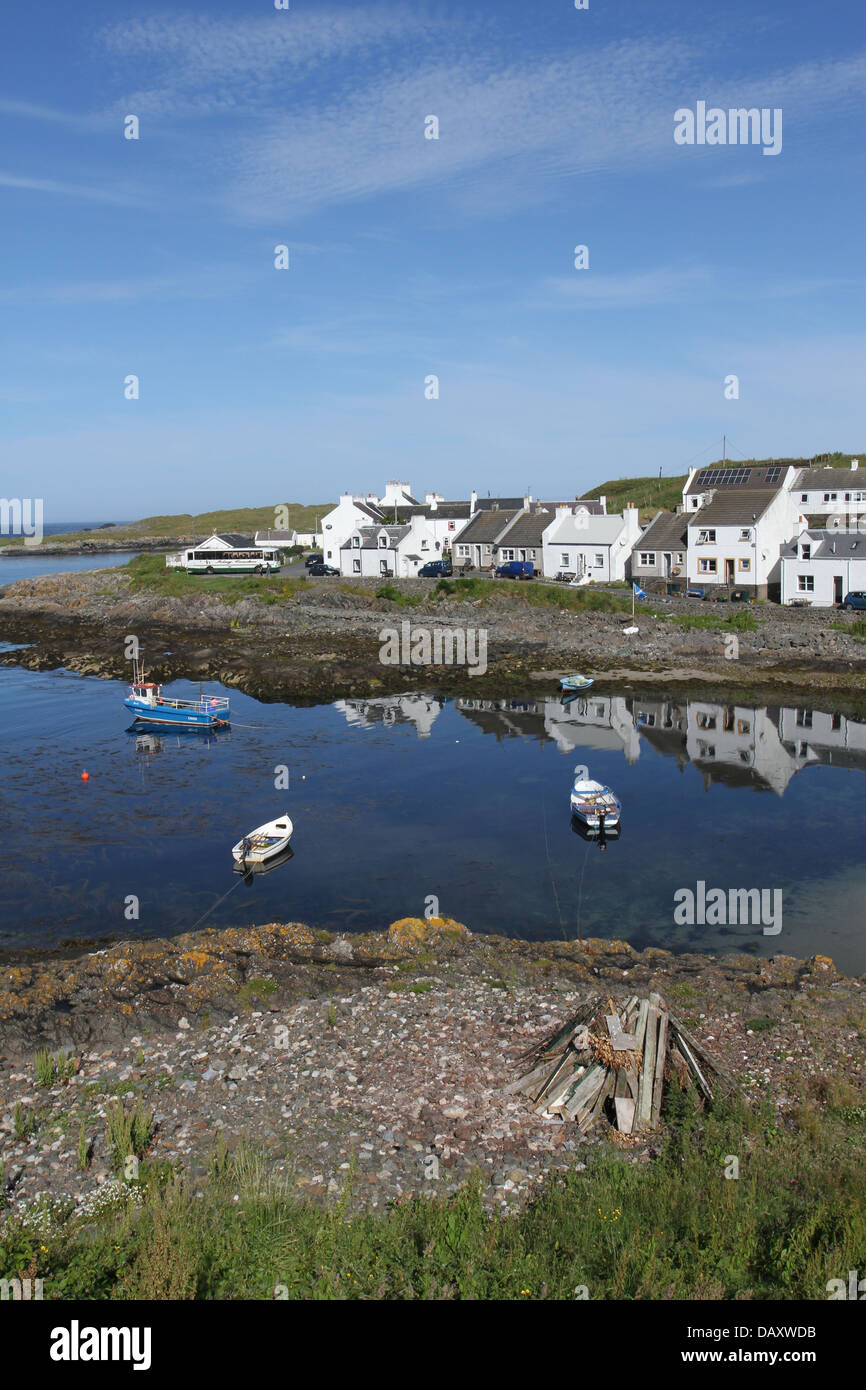 Portnahaven waterfront Isle of Islay Scotland July 2013 Stock Photo - Alamy
