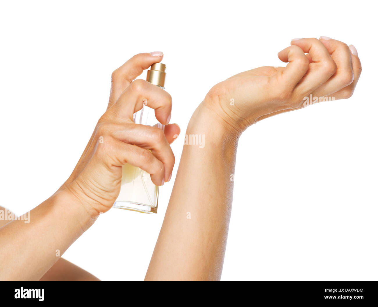 Applying perfume hi-res stock photography and images - Alamy