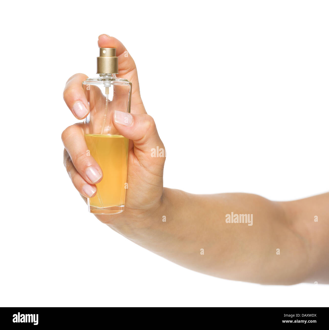 Hand perfume Cut Out Stock Images & Pictures - Alamy
