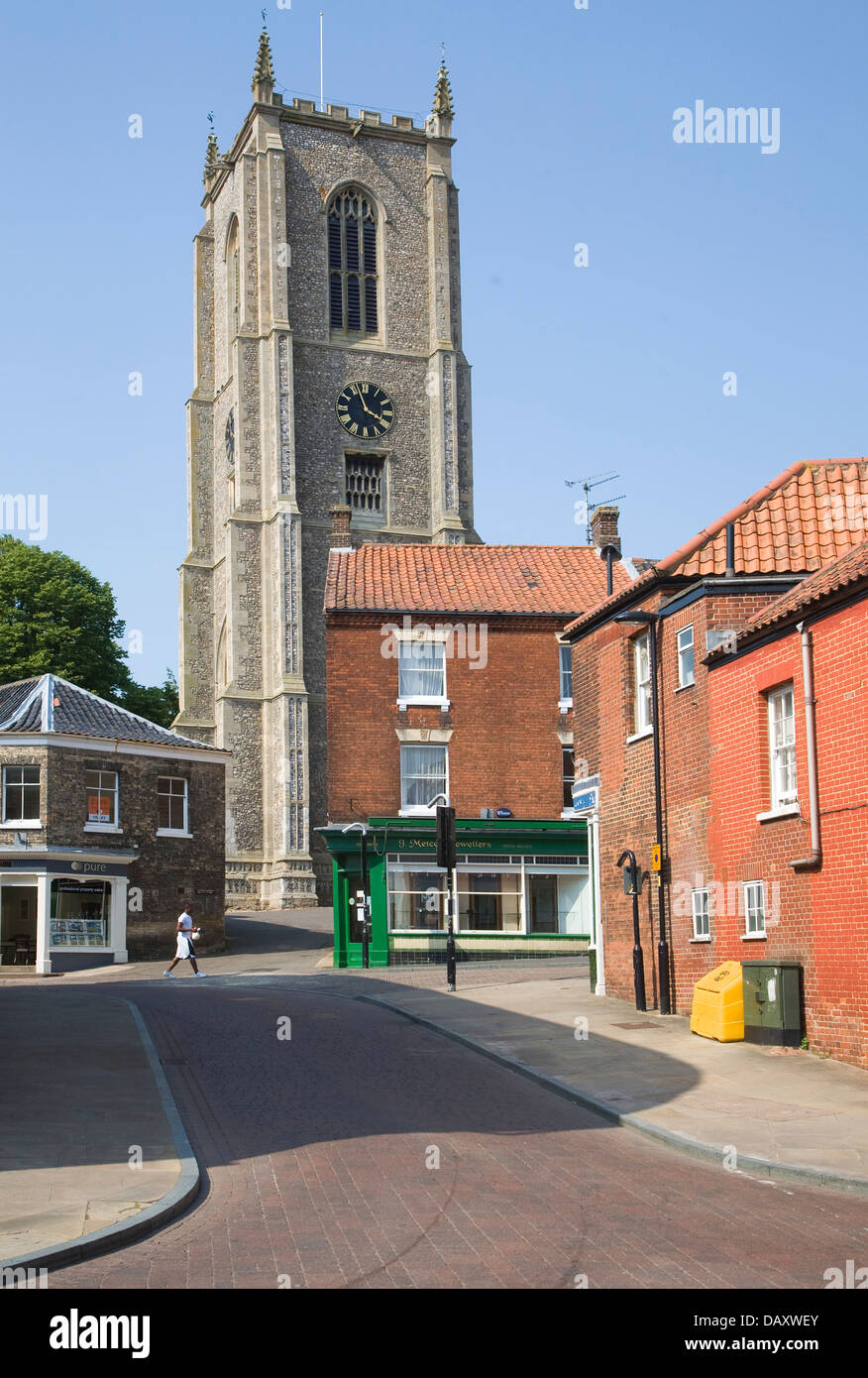 Parish Church of St Peter and St Paul Fakenham Norfolk England Stock ...