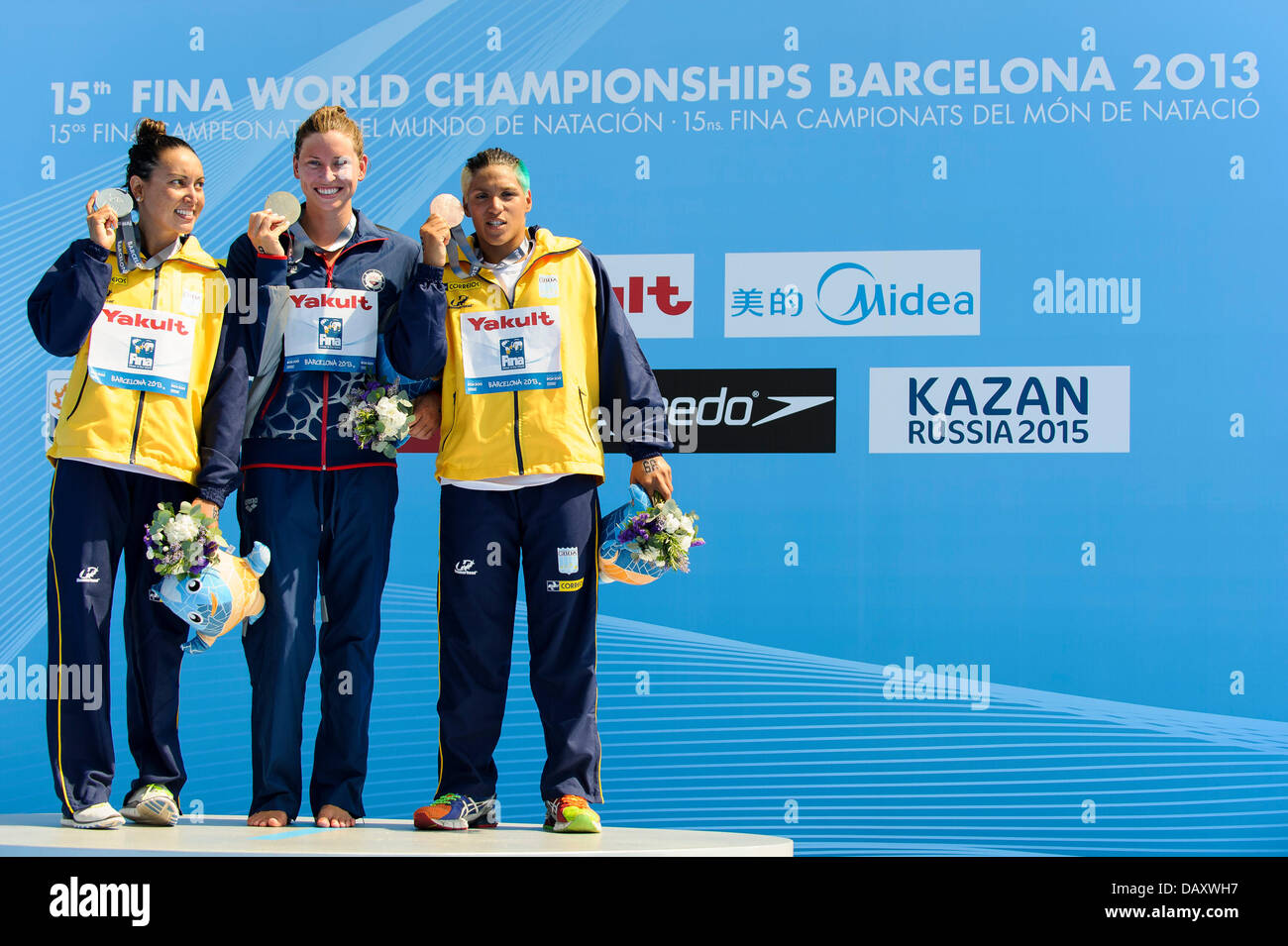 Open water sea swimming barcelona hi-res stock photography and images ...