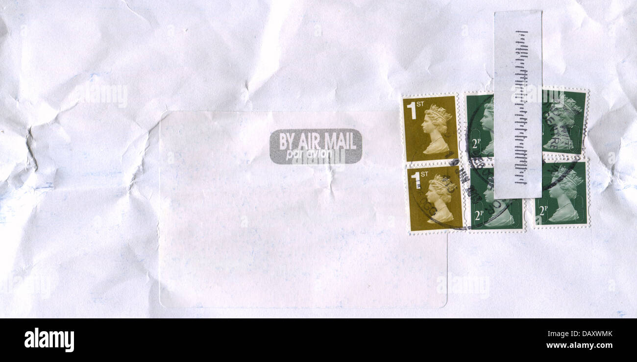 Old Postage Stamp Stock Photo - Alamy