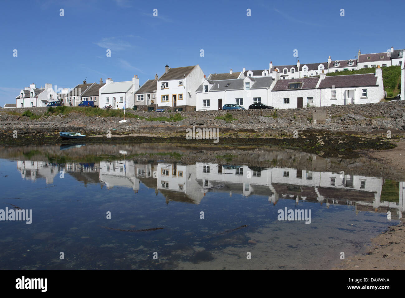 Portnahaven waterfront Isle of Islay Scotland July 2013 Stock Photo - Alamy