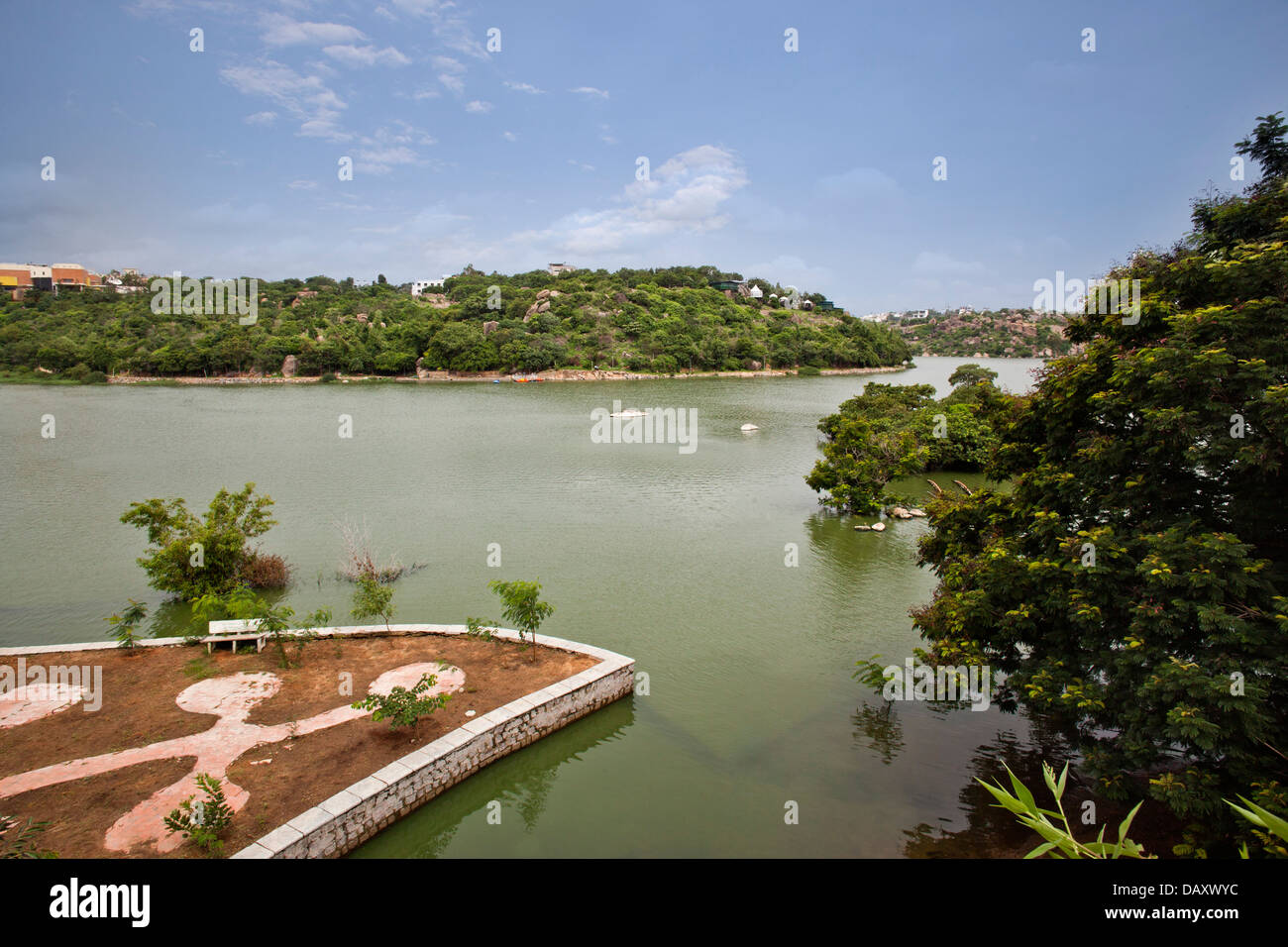 Durgam cheruvu lake hi-res stock photography and images - Alamy