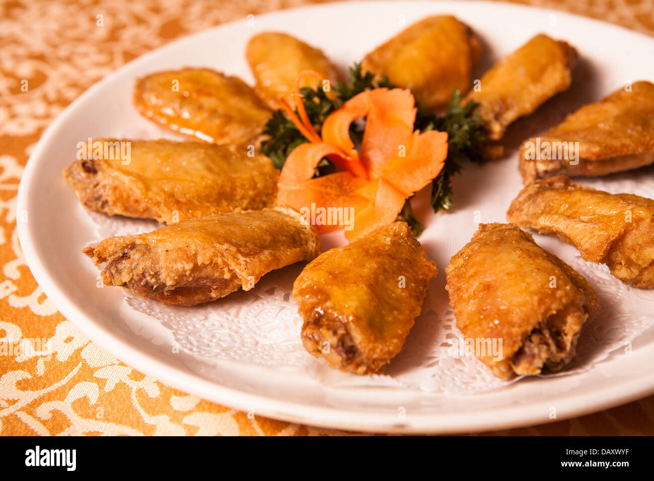 Chicken wings plate hi-res stock photography and images - Alamy