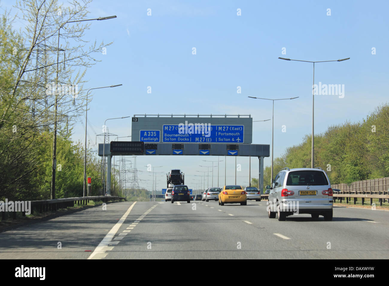 M3 junction hi-res stock photography and images - Alamy