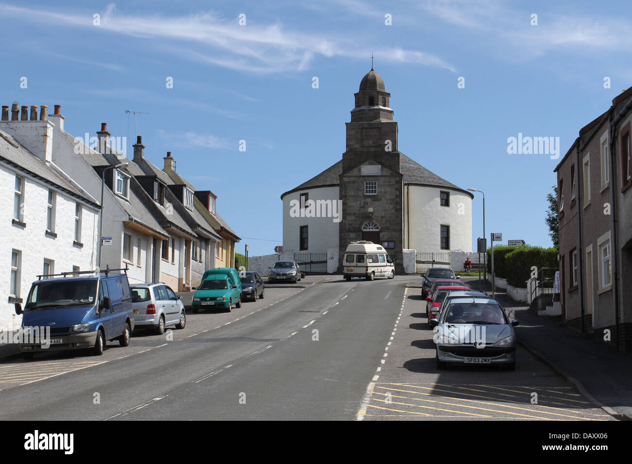 Bowmore street scene Isle of Islay Scotland July 2013 Stock Photo - Alamy