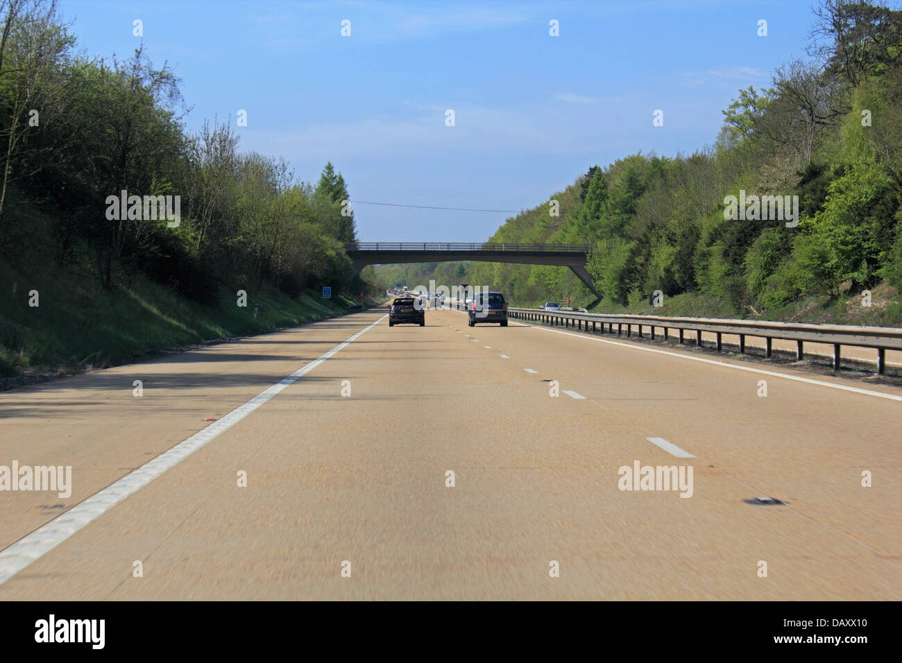 The M3 motorway in Hampshire, UK Stock Photo - Alamy