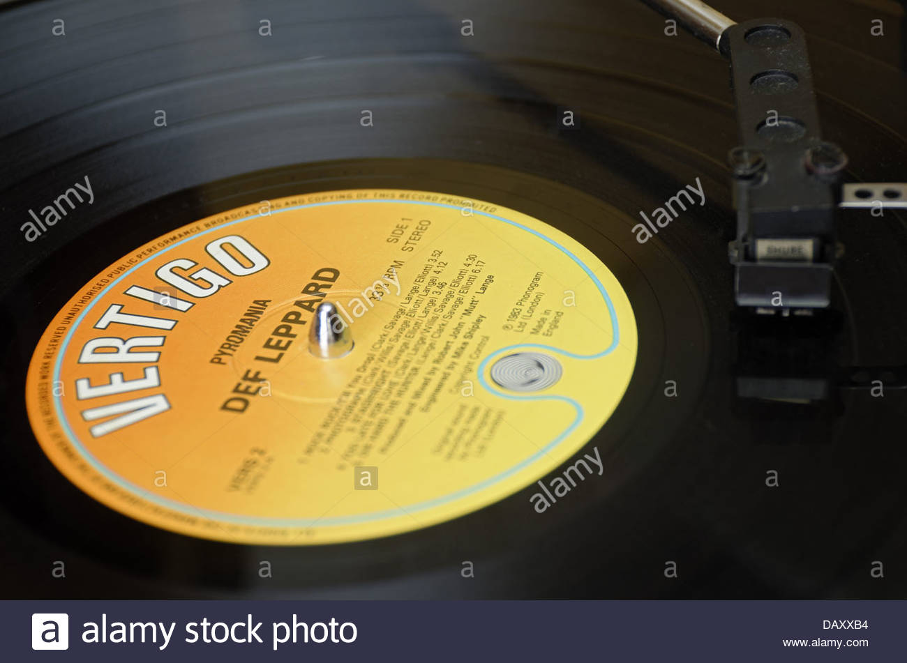 Vertigo Label High Resolution Stock Photography and Images - Alamy