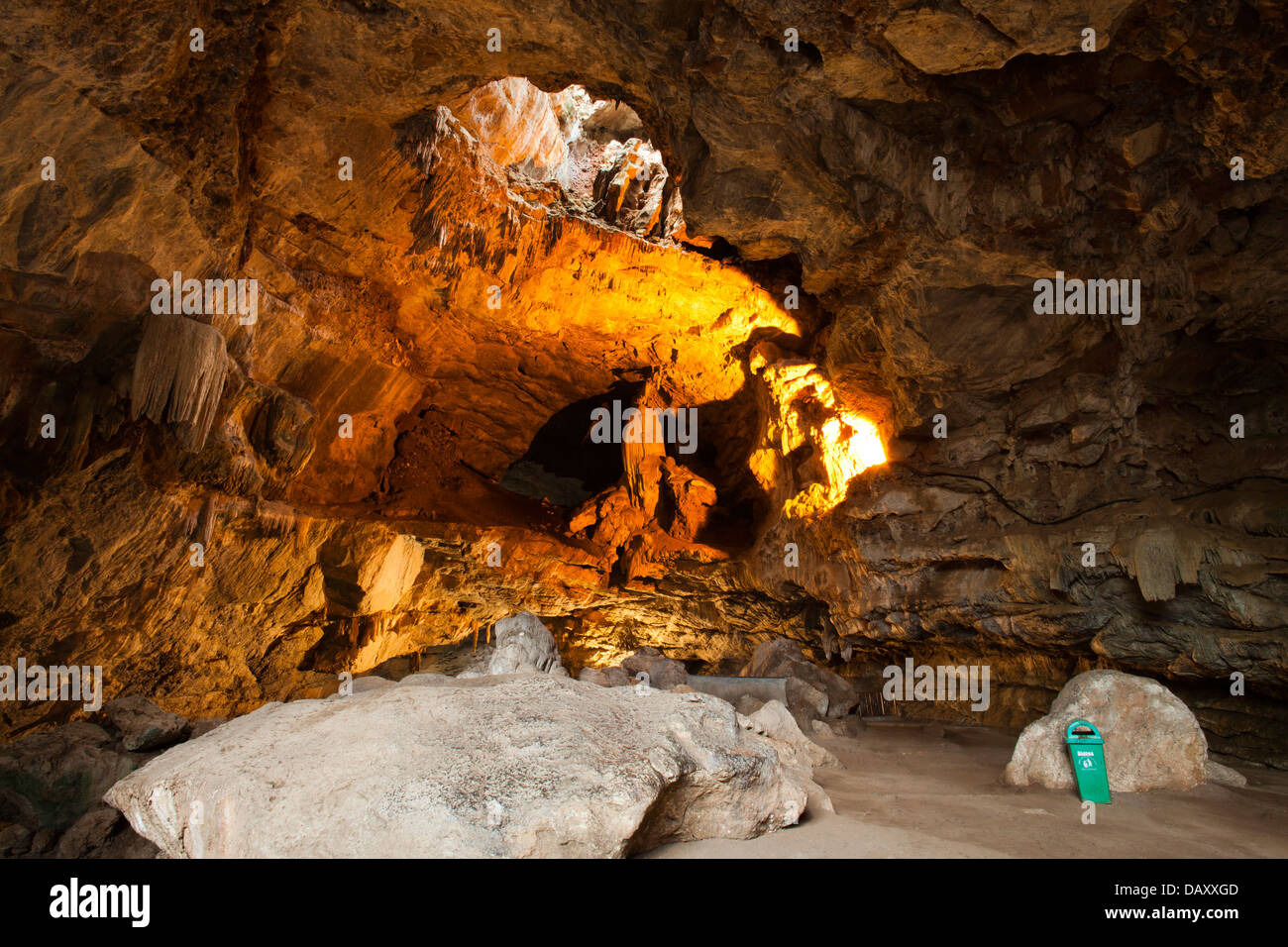 Interiors of a cave, Borra Caves, Ananthagiri Hills, Araku Valley ...