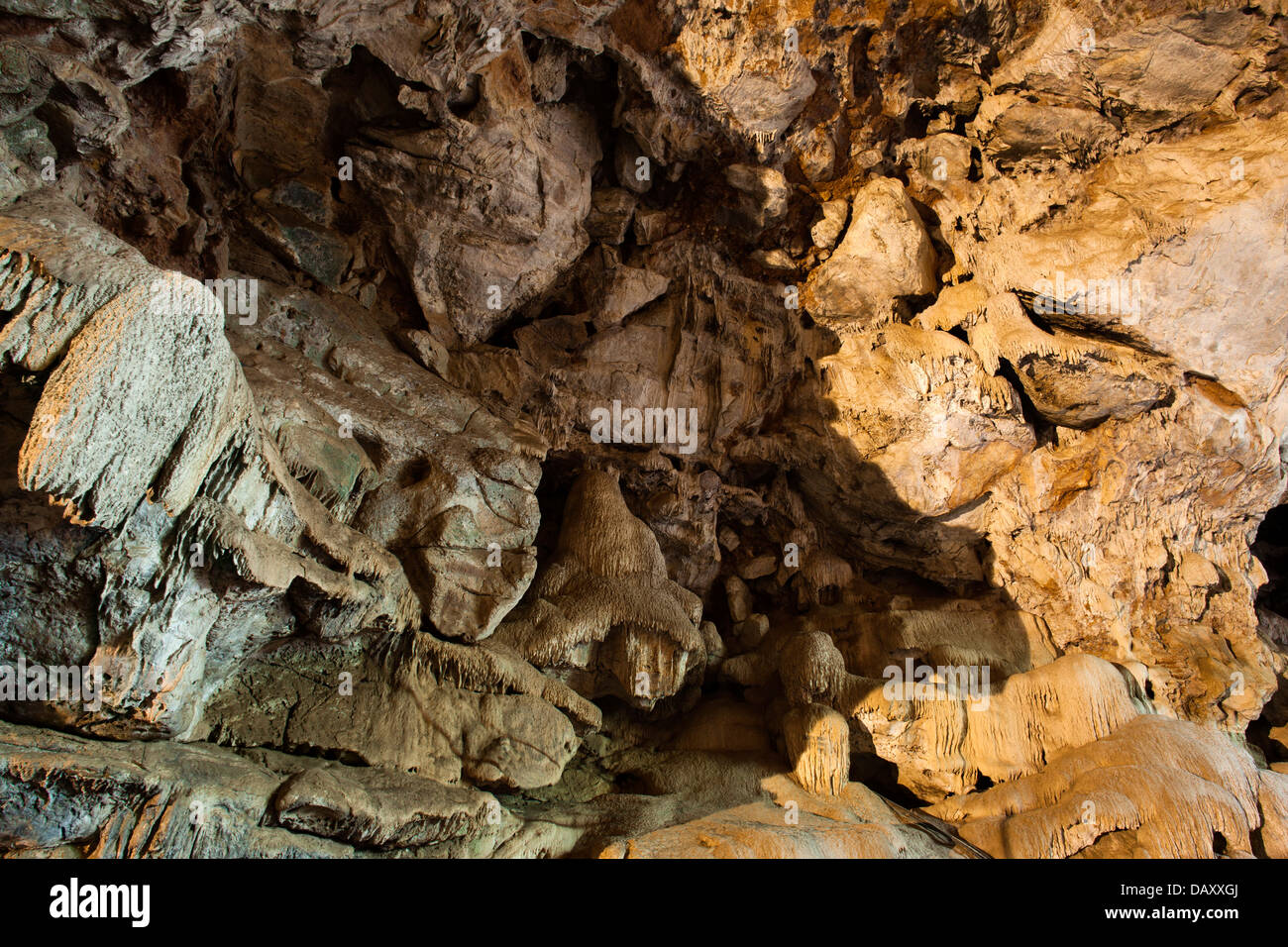 Rock formation in a cave, Borra Caves, Ananthagiri Hills, Araku Valley ...