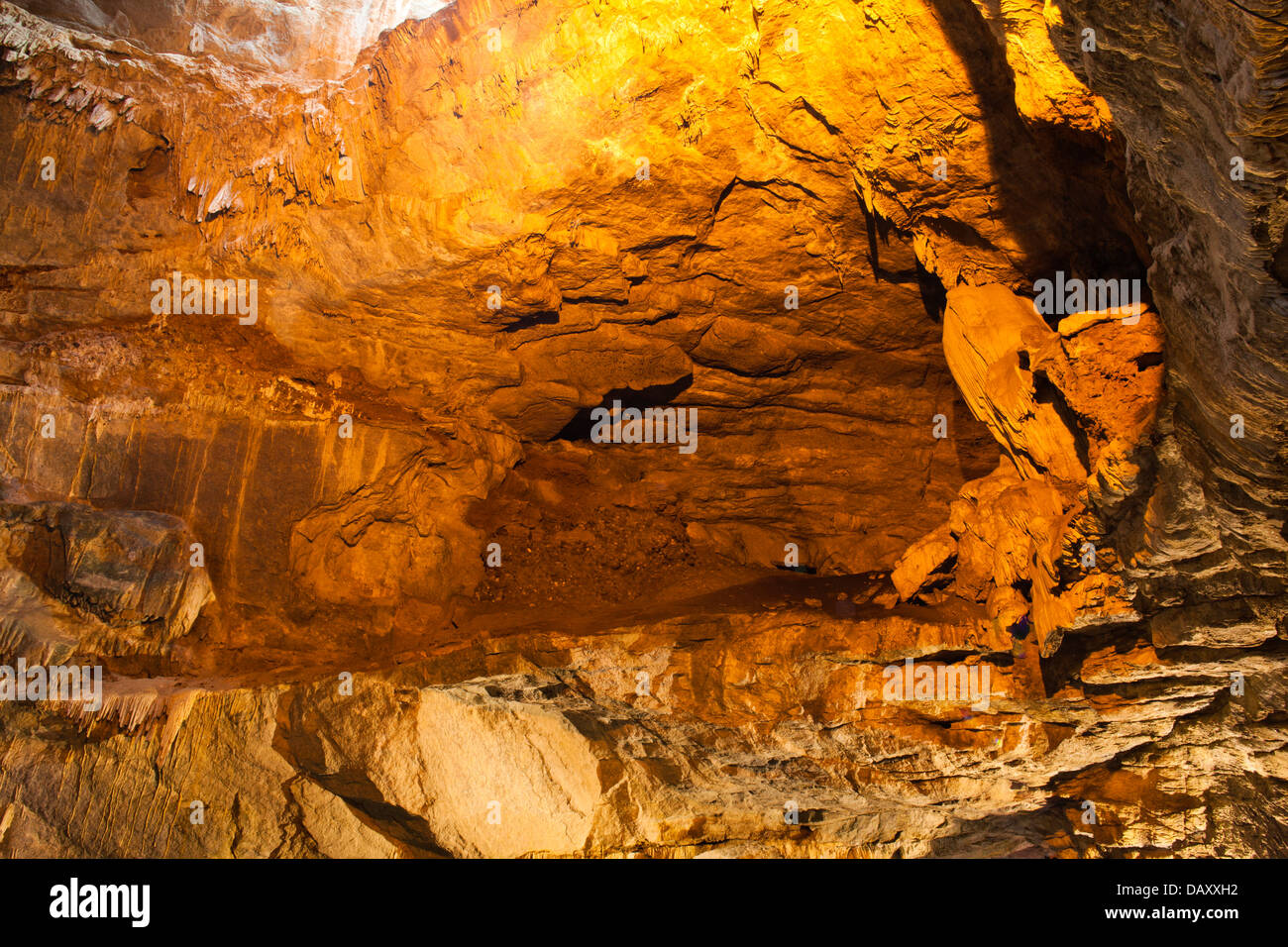 Interiors of a cave, Borra Caves, Ananthagiri Hills, Araku Valley ...