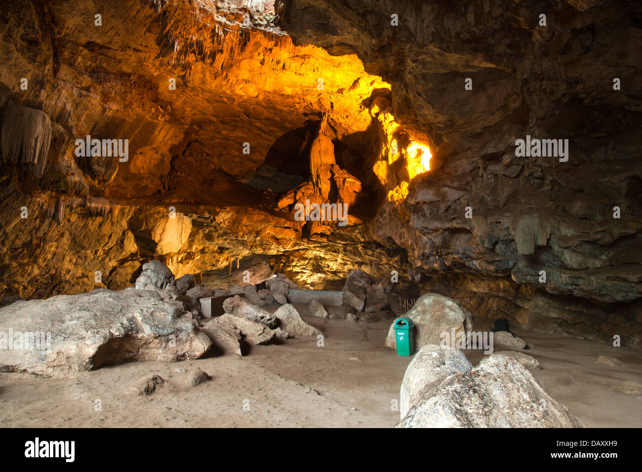 Interiors of a cave, Borra Caves, Ananthagiri Hills, Araku Valley ...