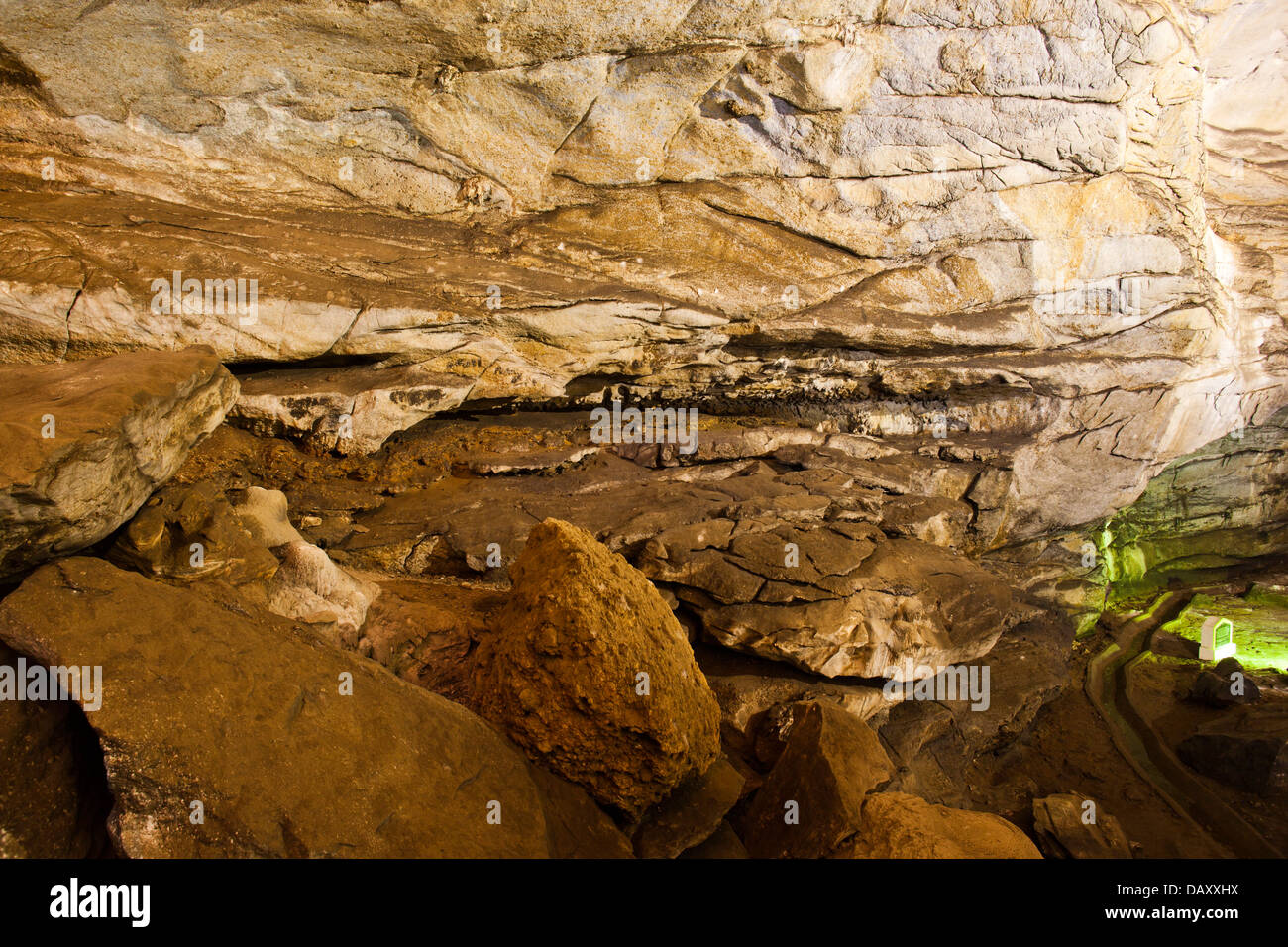 Interiors of a cave, Borra Caves, Ananthagiri Hills, Araku Valley ...