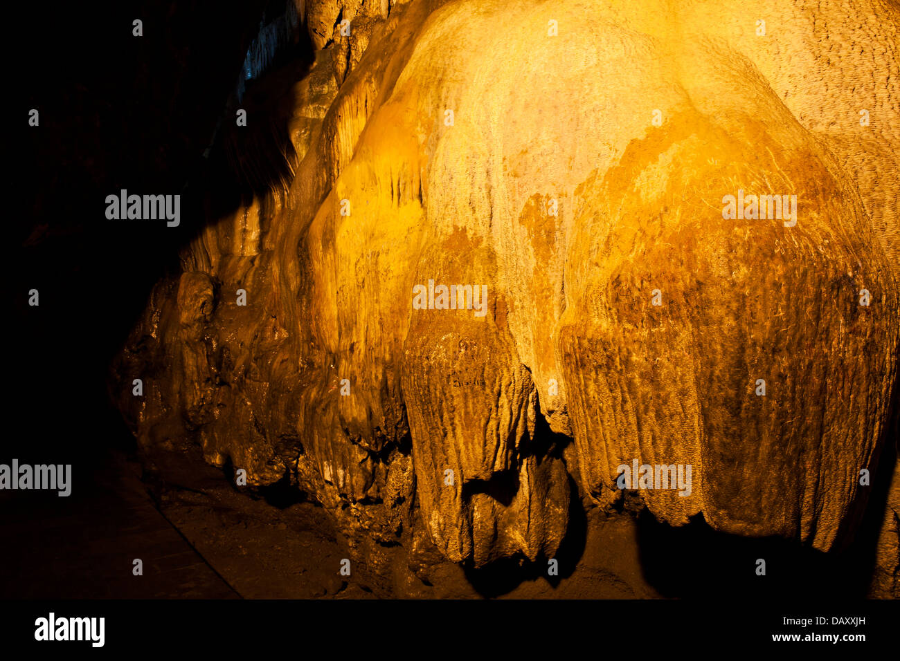 Rock formation in a cave, Borra Caves, Ananthagiri Hills, Araku Valley ...