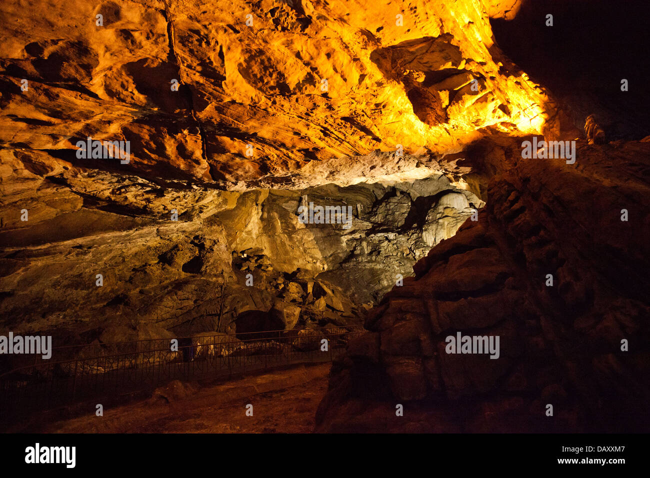 Interiors of a cave, Borra Caves, Ananthagiri Hills, Araku Valley ...