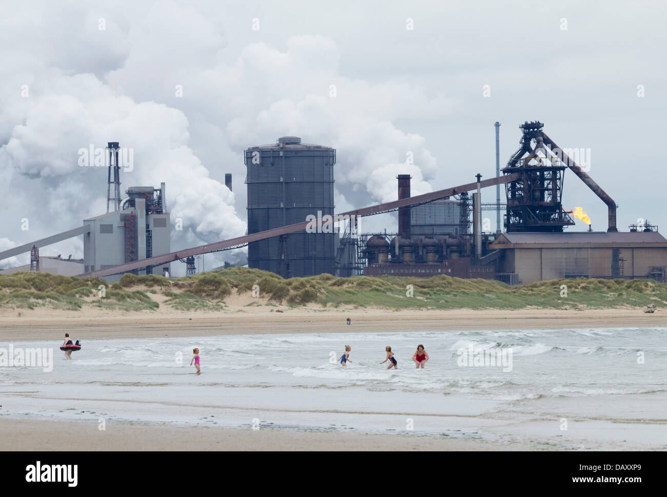 Redcar SSI steelworks blast furnace and coke ovens. Redcar, north east ...