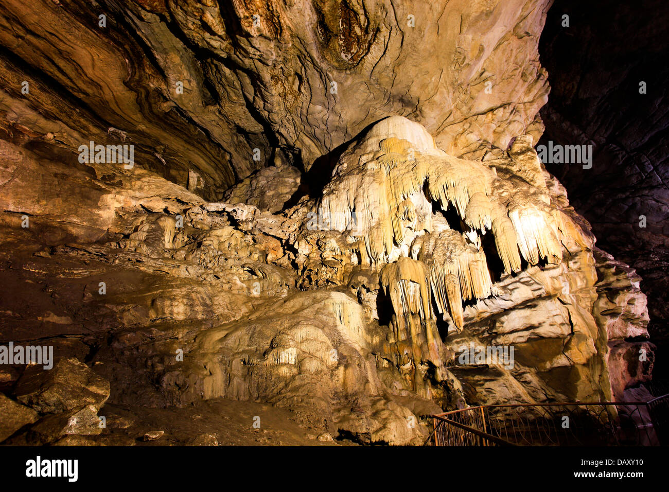 Interiors of a cave, Borra Caves, Ananthagiri Hills, Araku Valley ...