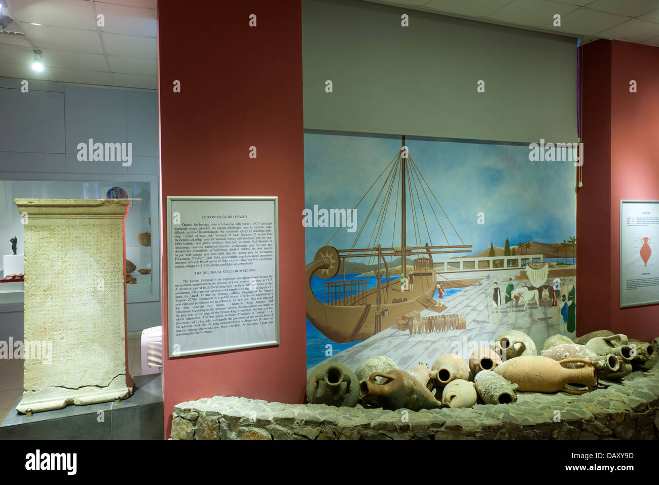 Türkei, Provinz Mugla, Fethiye, Archäologisches Museum Stock Photo - Alamy
