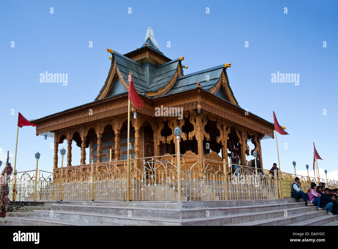 Low angle view of a temple, Shimla, Himachal Pradesh, India Stock Photo ...