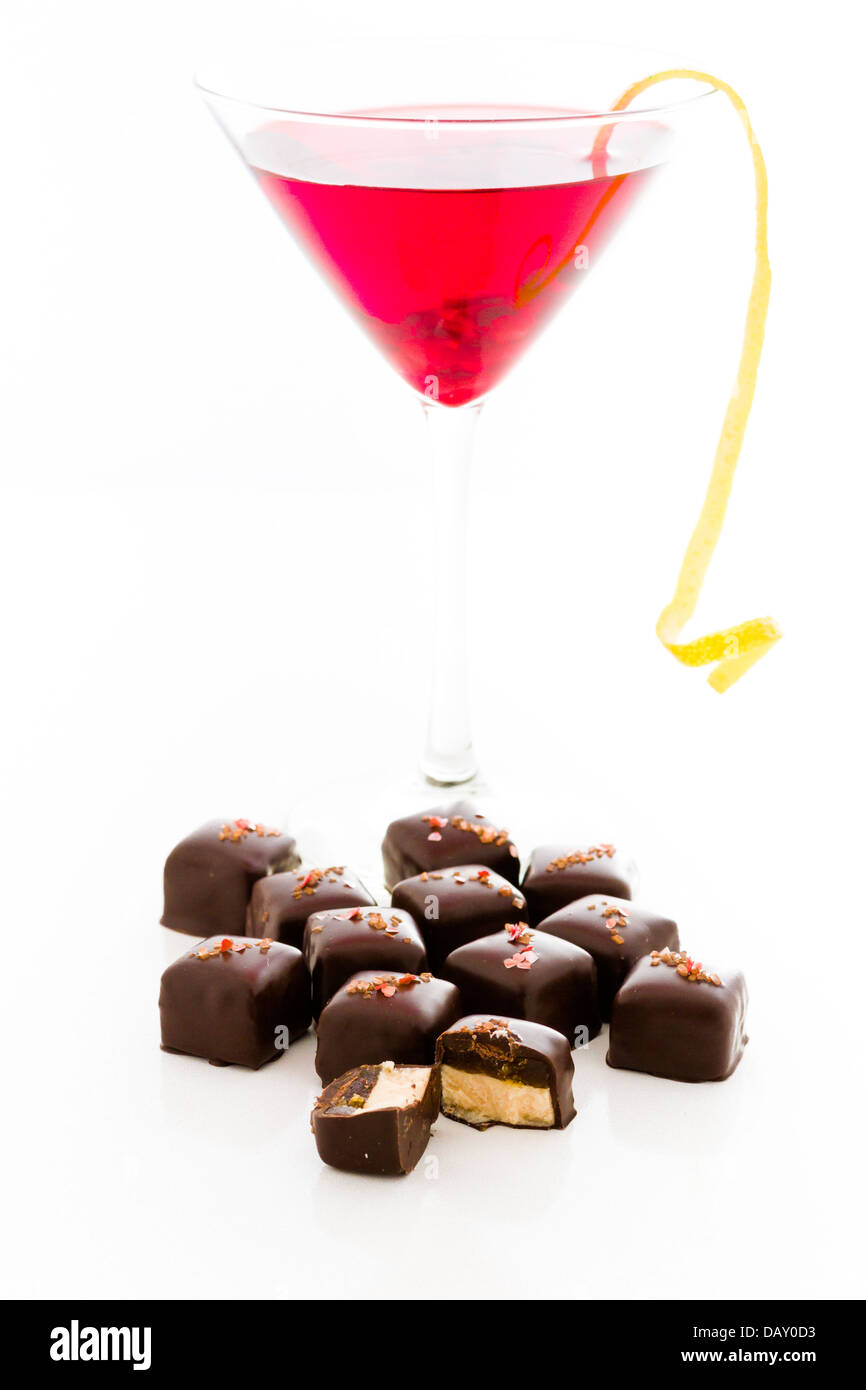 Red cosmo background Cut Out Stock Images & Pictures - Alamy