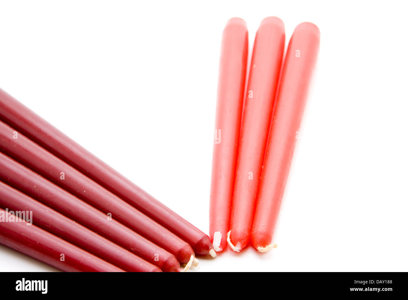 Long table candles Stock Photo - Alamy