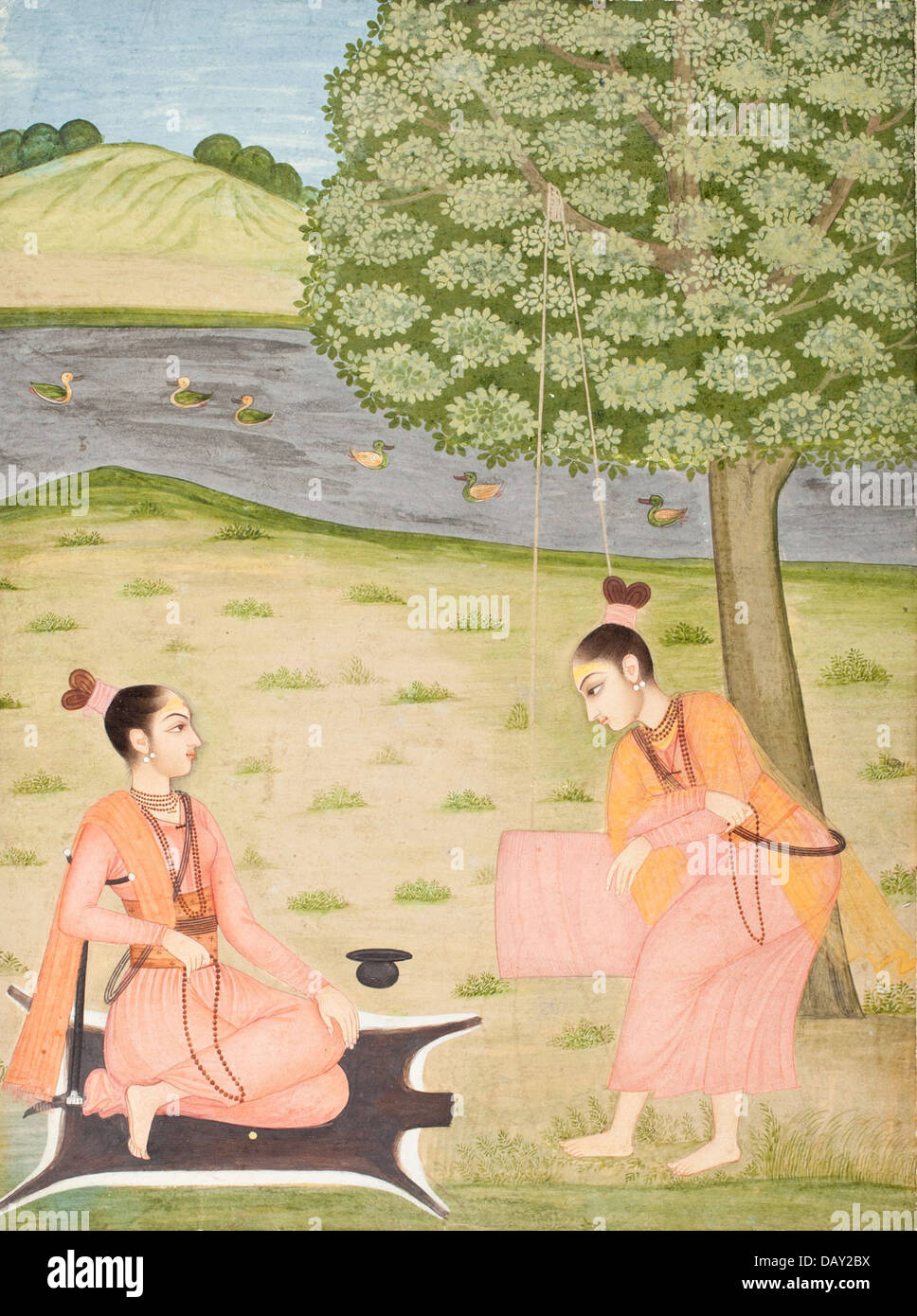 Female Ascetics (Yoginis) M.2011.156.4 (1 of 2 Stock Photo - Alamy