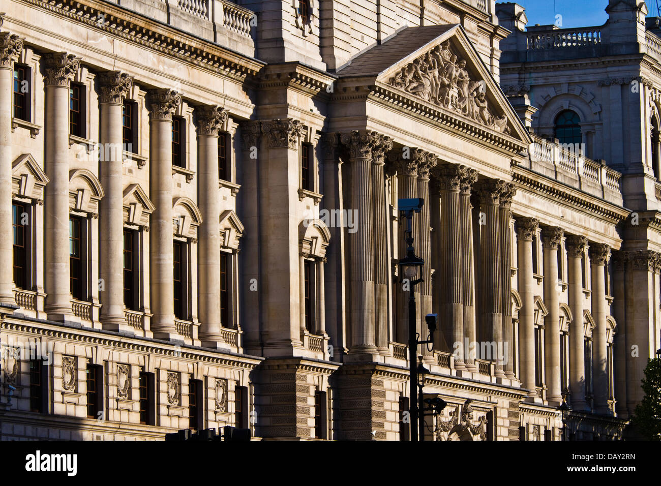 H.M.Treasury building on Whitehall, London Stock Photo - Alamy