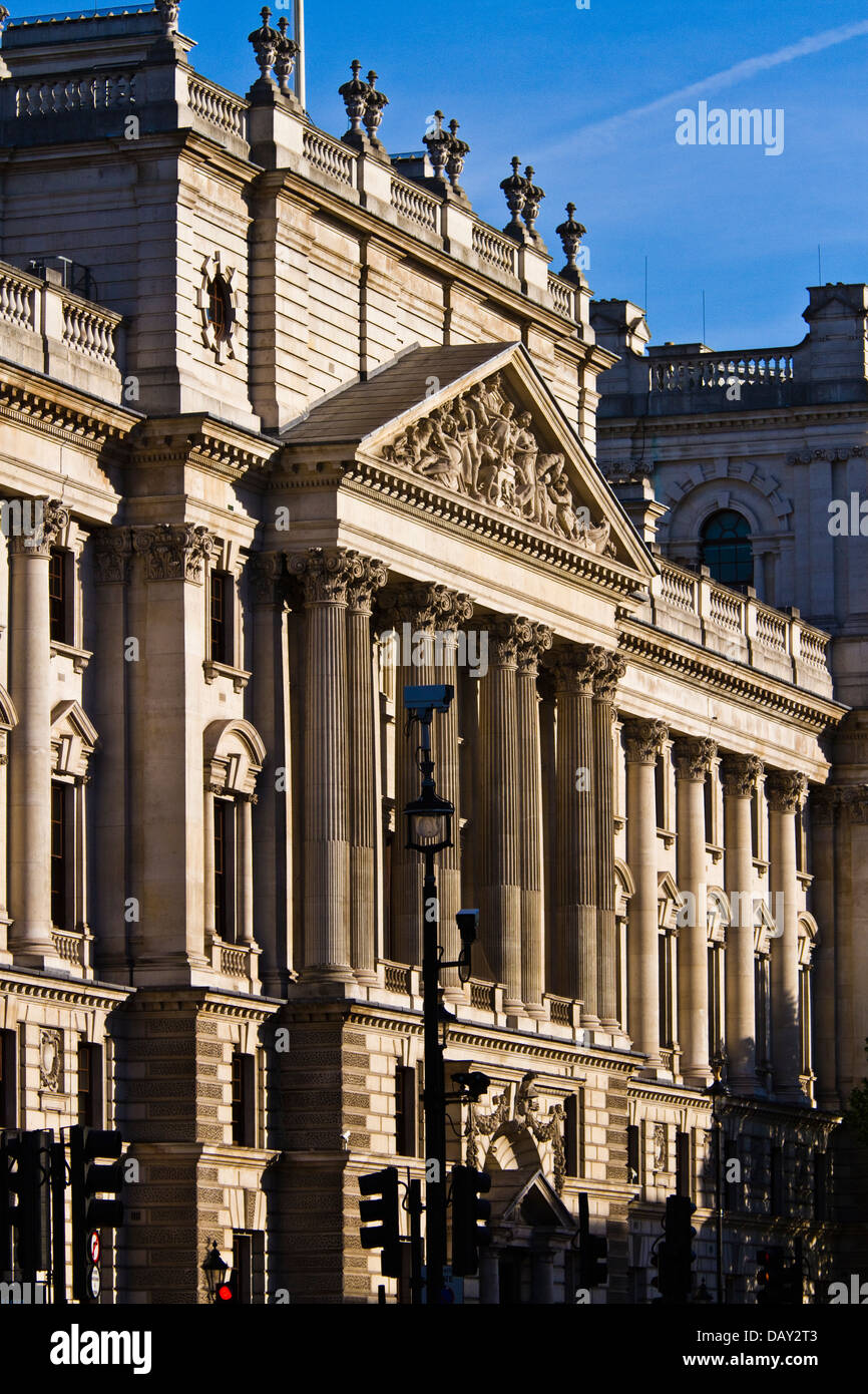 H.M.Treasury building on Whitehall, London Stock Photo - Alamy