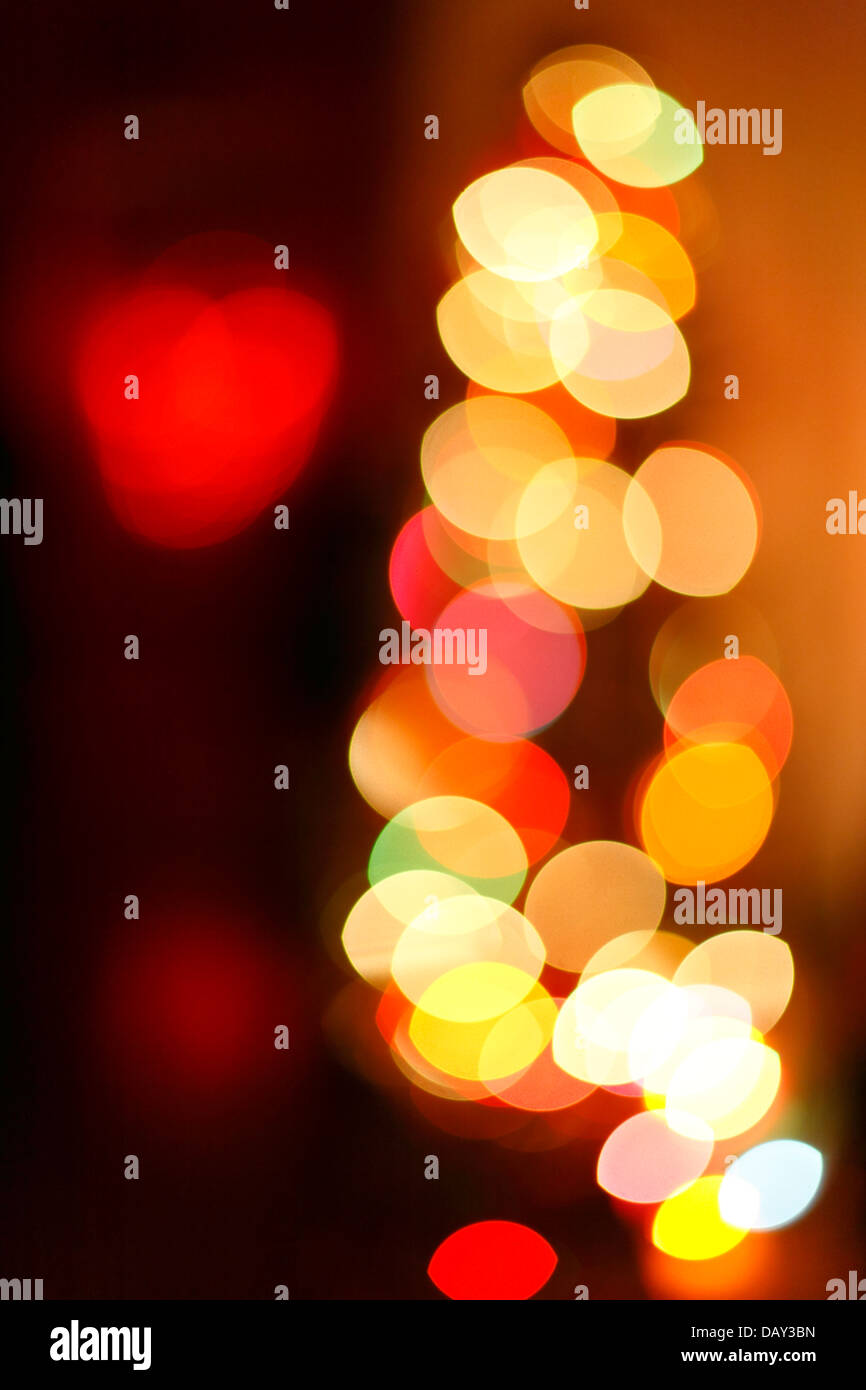 Blurred christmas lights Stock Photo - Alamy