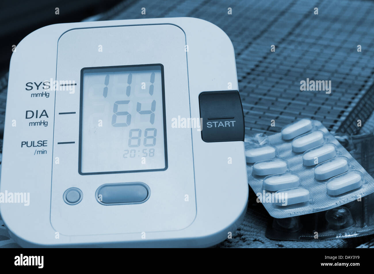 Blood pressure and pulse Stock Photo - Alamy