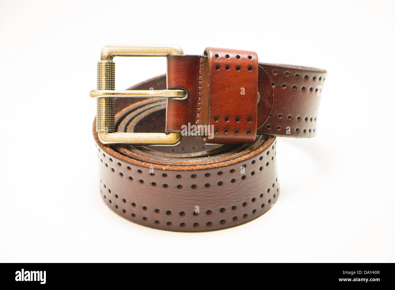 Old leather belt hi-res stock photography and images - Alamy