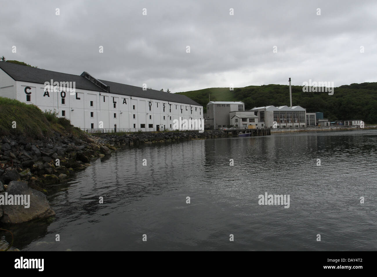 Caol Ila Distillery Isle of Islay Scotland July 2013 Stock Photo - Alamy