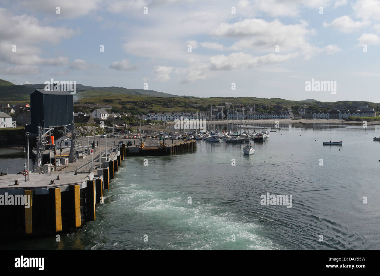 Port Ellen pier Islay Scotland July 2013 Stock Photo - Alamy