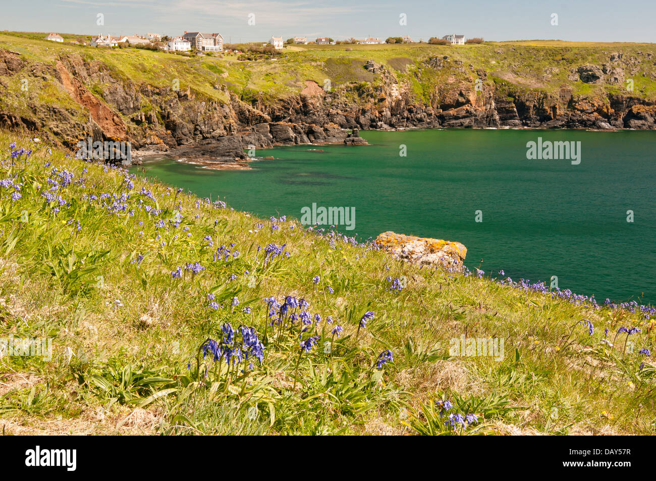Housel Bay Lizard Peninsula Cornwall England UK Stock Photo - Alamy