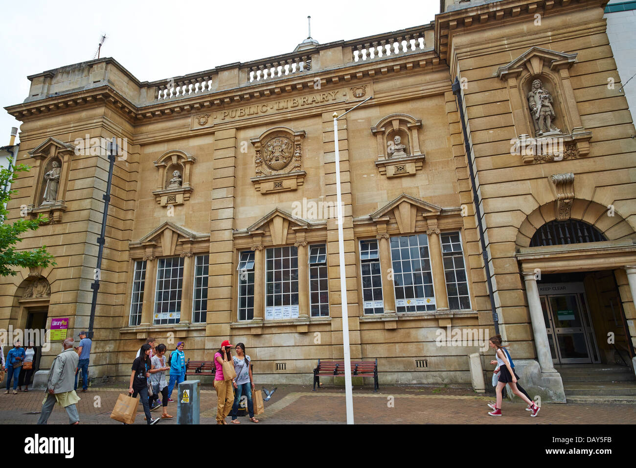 Central Library Abington Street Northampton Northamptonshire UK Stock ...