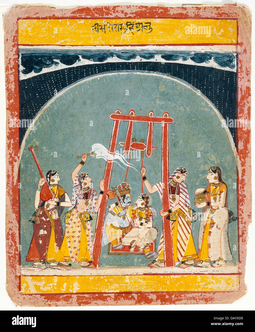 Ragamala paintings hi-res stock photography and images - Alamy