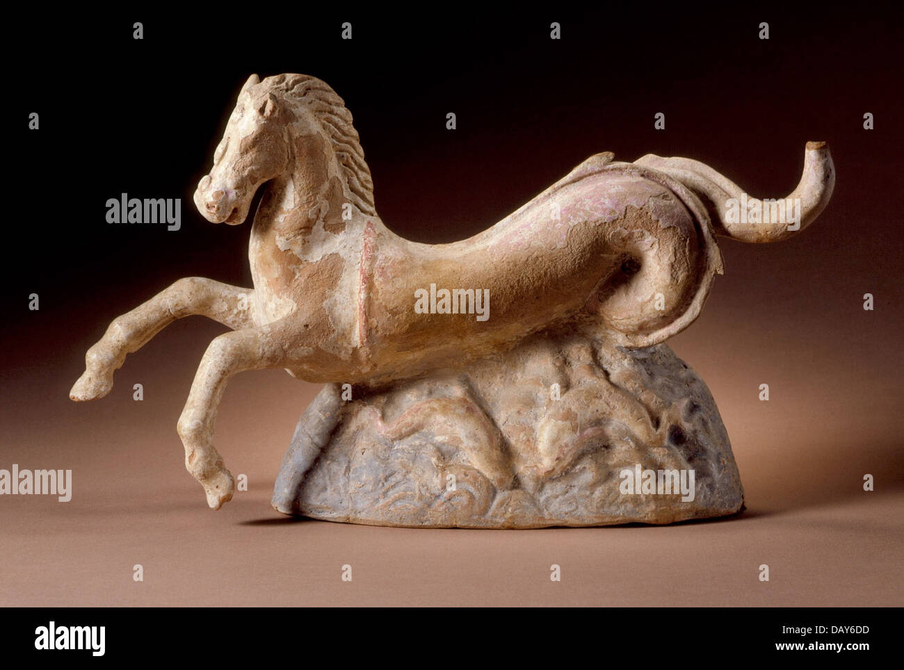 This sculptural depiction of a hippocamp, a mythological sea creature ...