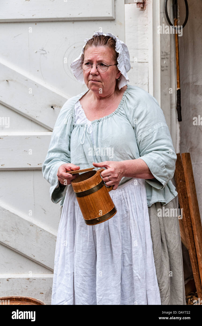Reenactor, Colonial Williamsburg, Virginia Stock Photo - Alamy