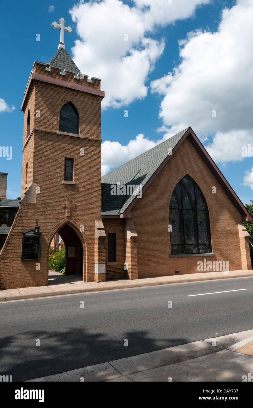Trinity Episcopal Church, 9325 West Street, Manassas, Virginia Stock ...
