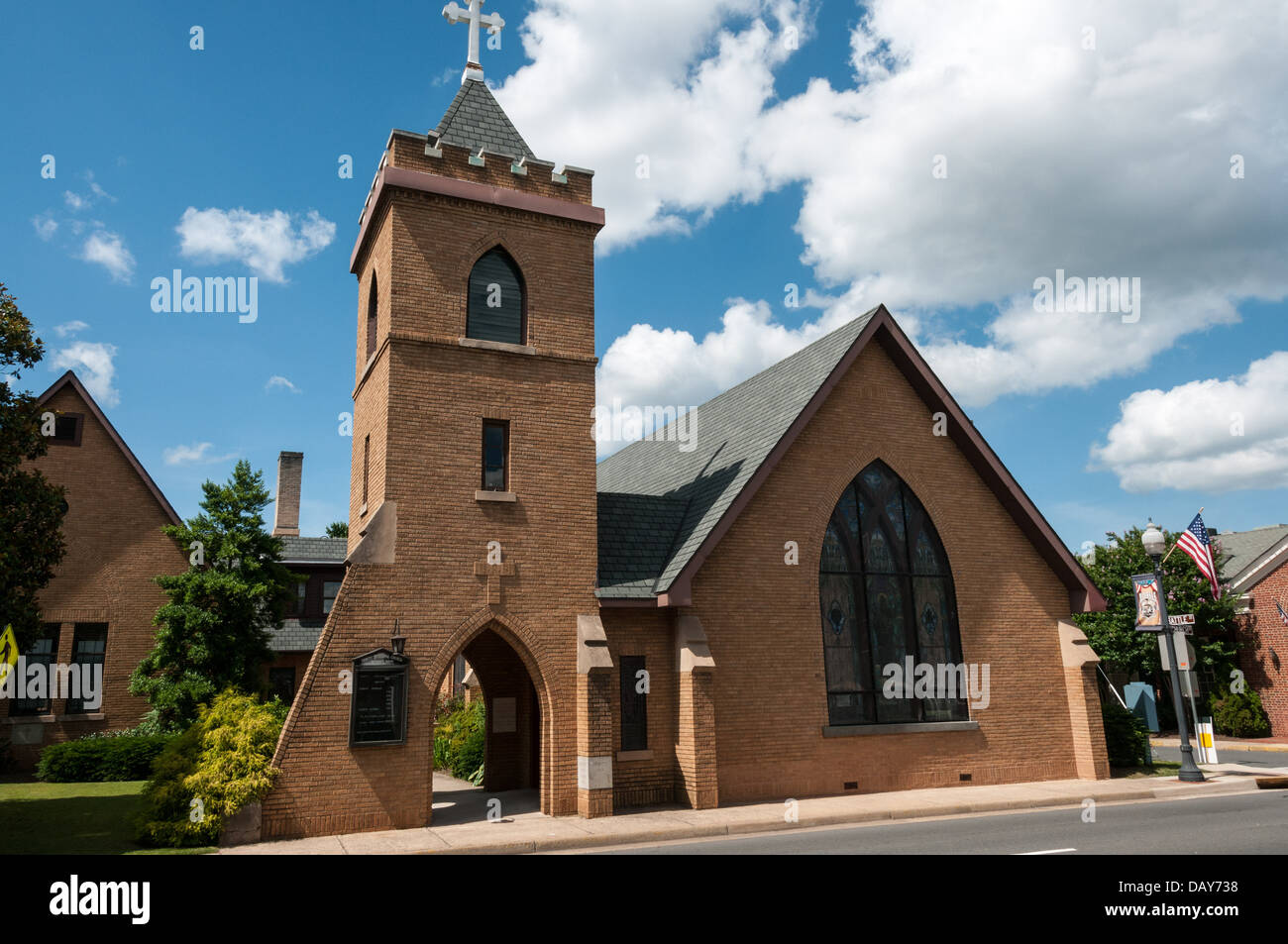 Trinity Episcopal Church, 9325 West Street, Manassas, Virginia Stock ...