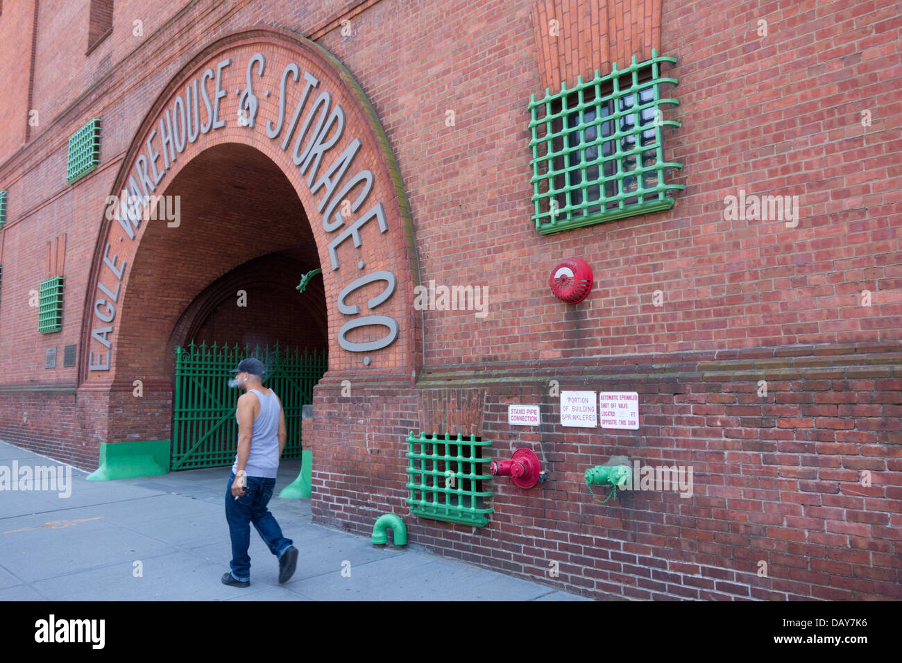 Eagle Warehouse & Storage Company building Stock Photo - Alamy