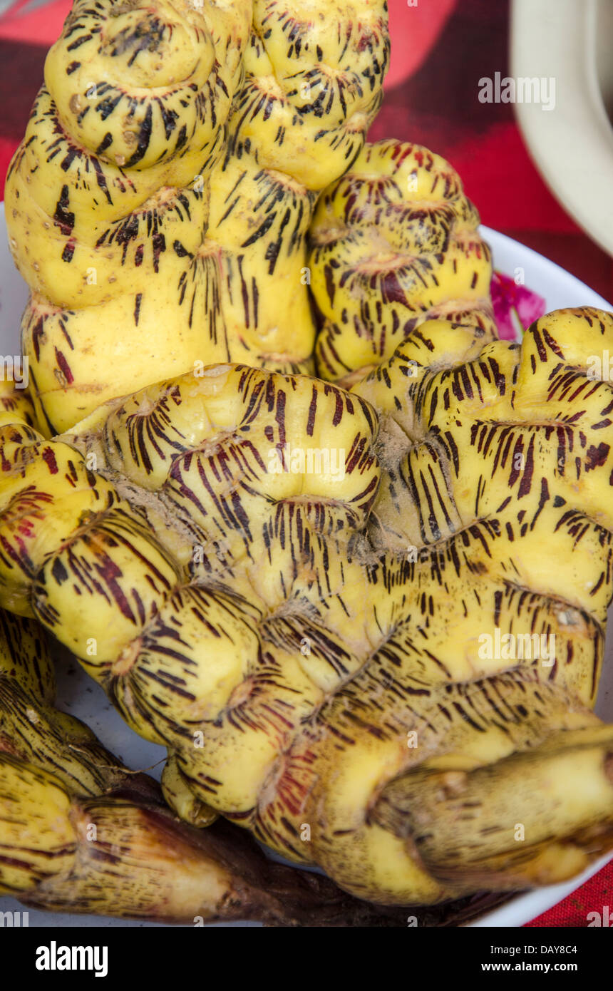 Native potatoes of the Peruvians Andes Stock Photo - Alamy