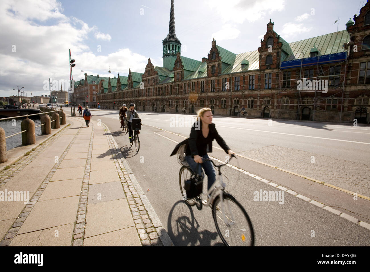 Copenhagen is a city of cyclists, Denmark Stock Photo - Alamy