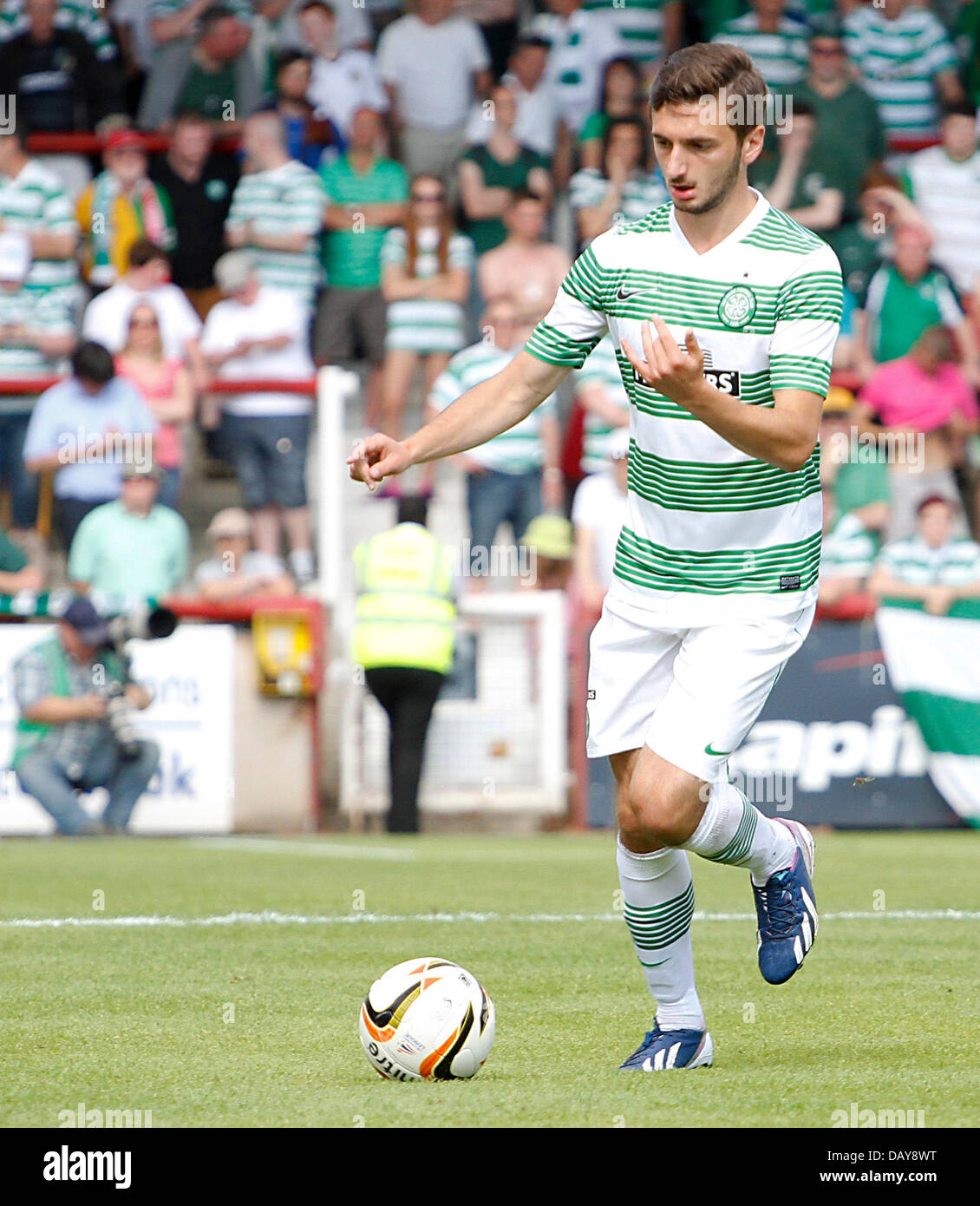 Brentford, London, UK. 20th July, 2013. Bahrudin Atajic during the pre ...