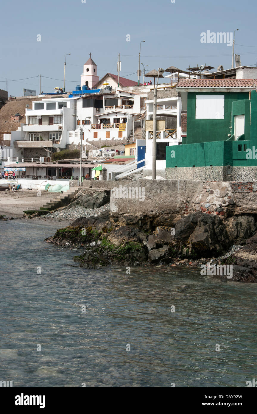 San Bartolo beach in province of Lima. Peru Stock Photo - Alamy