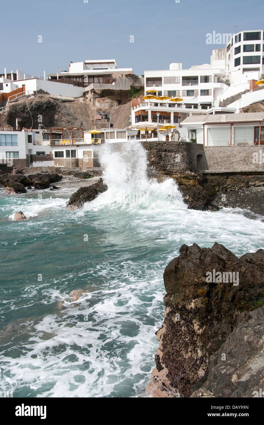 San Bartolo Beach in the Lima province . Peru Stock Photo - Alamy