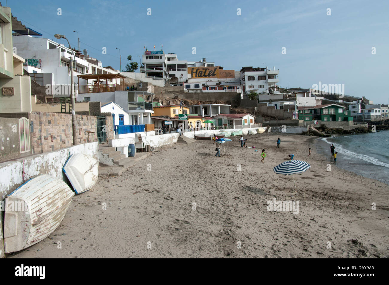 San Bartolo Beach in the Lima province . Peru Stock Photo - Alamy